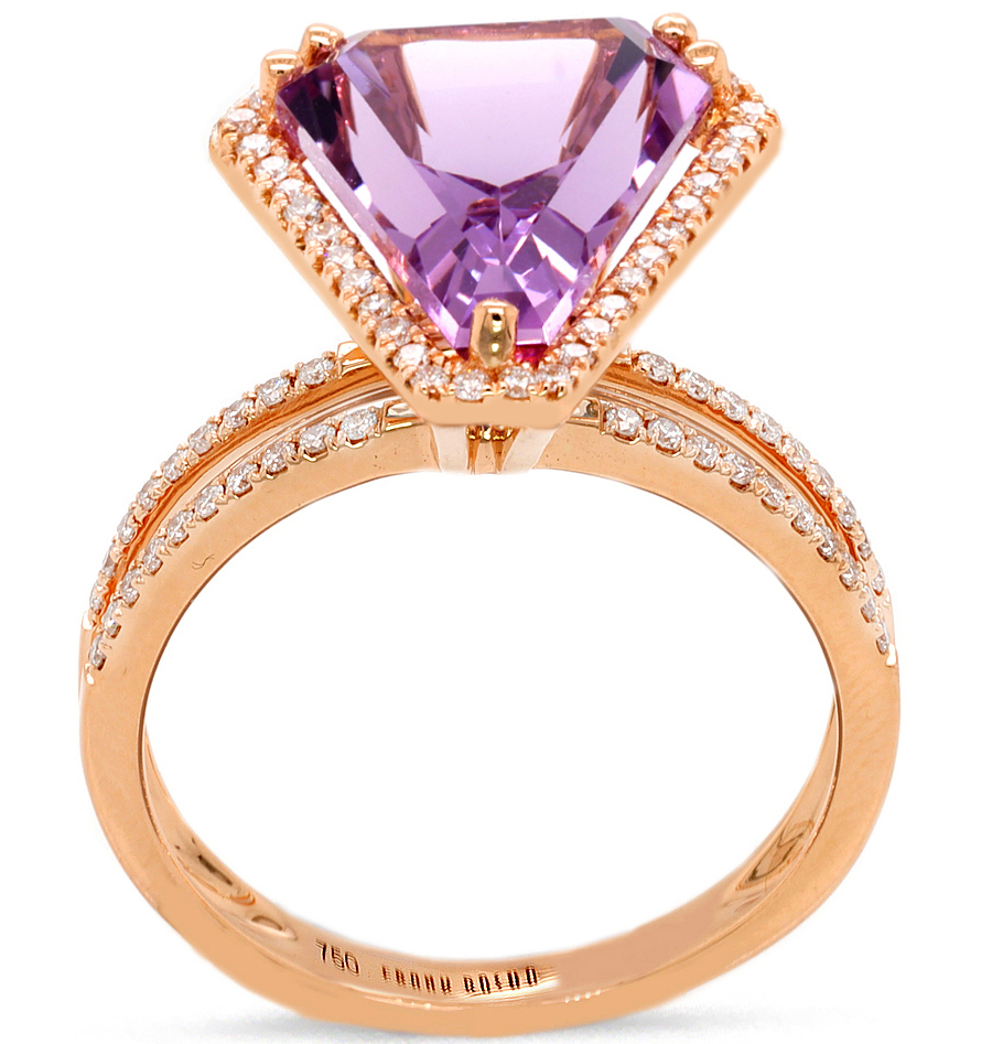 Diamond / Amethyst Ring – Sonara Budha
